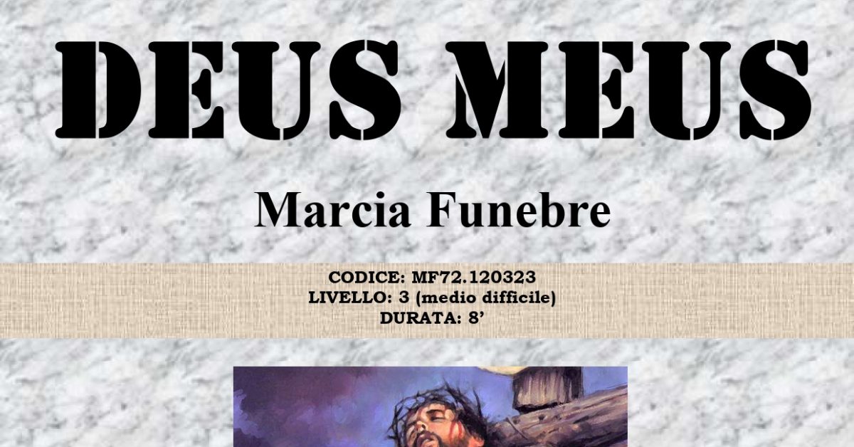 PAX PAX DEUS MEUS – Studiomusicalicata edizioni musicali