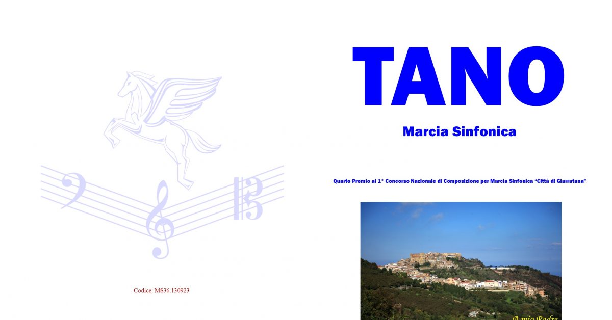 TANO – Studiomusicalicata edizioni musicali